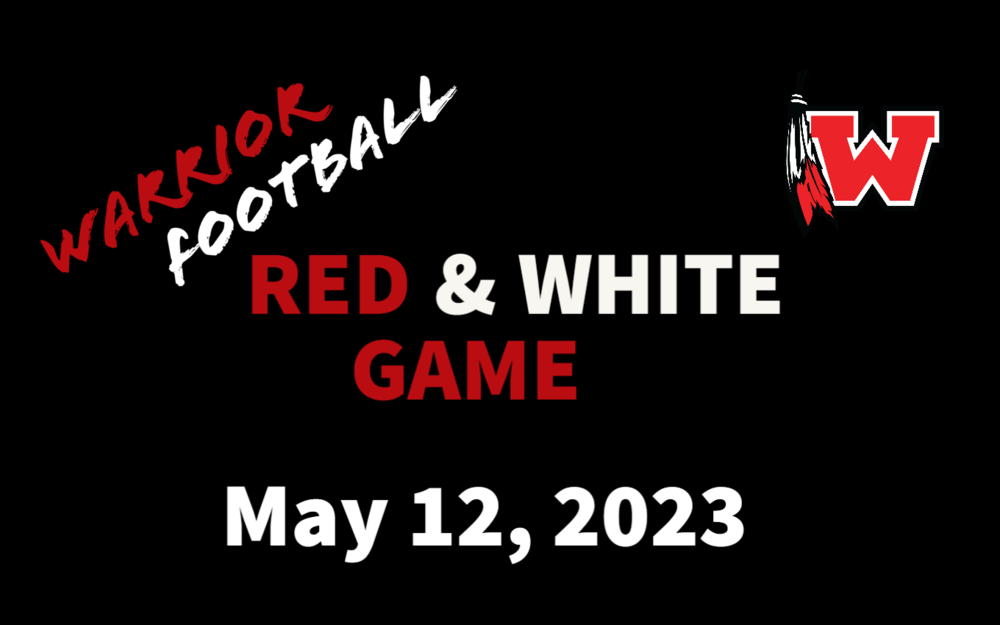 Warrior Football Red/White Game Apparel | Westside High School
